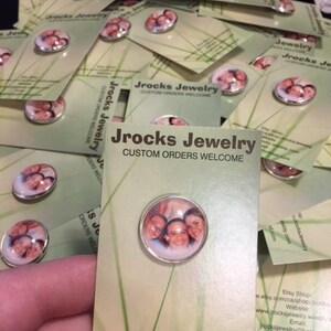 Your Child's Artwork Pin, Personalized Lapel Pin, Personalized Photo ...