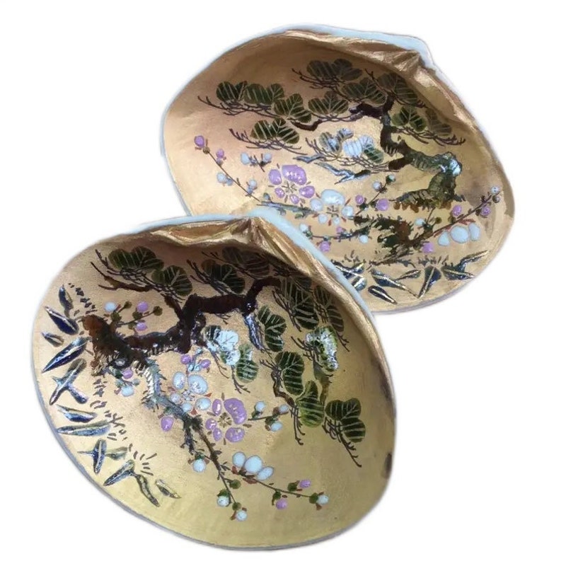 Painted Clam Shell - Etsy