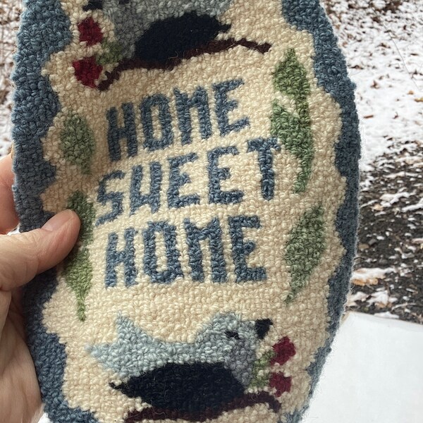 Primitive Hooked Rug - Etsy