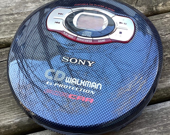 Vintage Sony Discman D-EJ011 Portable CD Player | Retro Walkman ...