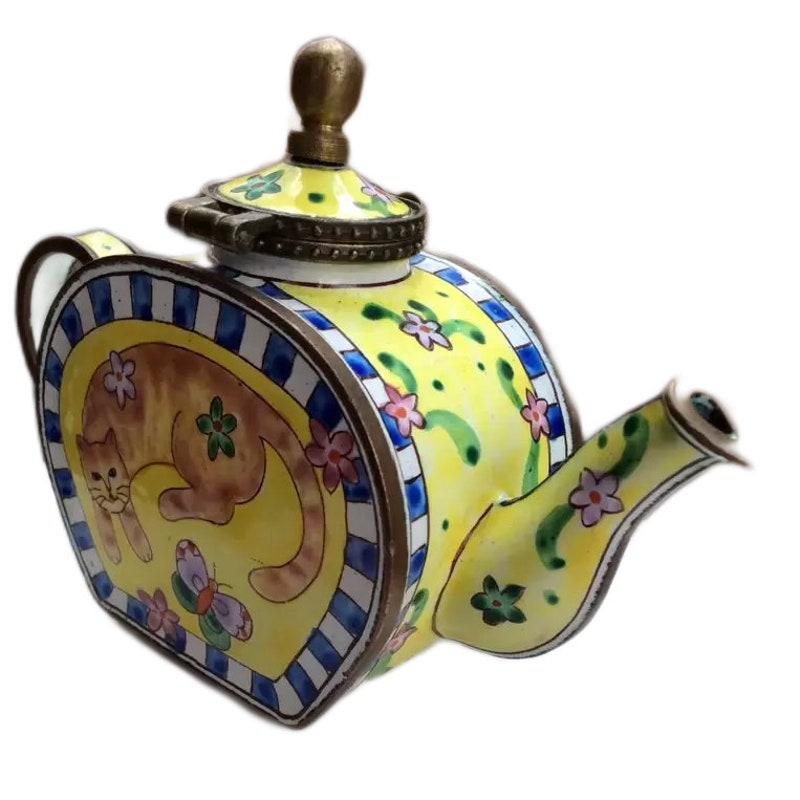 Cat Tea Pot - Etsy