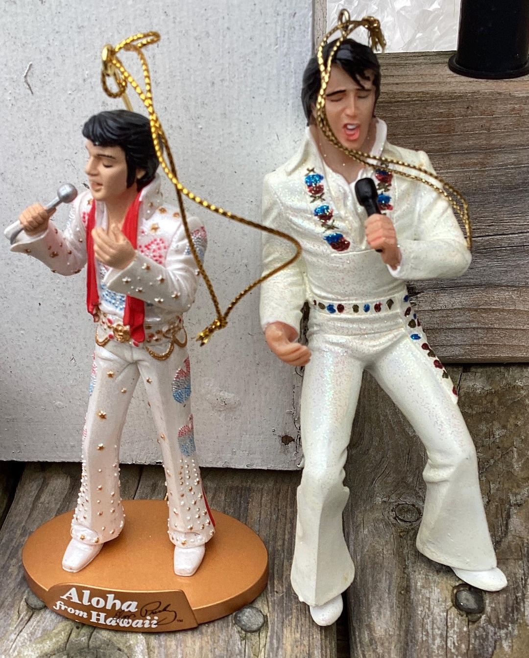 Vintage Elvis Presley Hanging Ornaments Christmas Tree Decorations ...