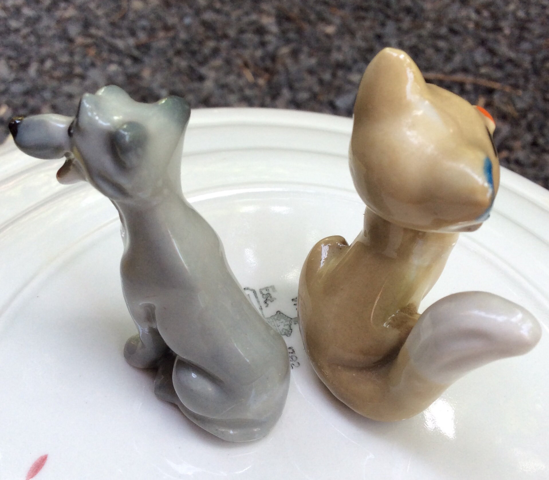 Vintage Wade Whimsies Pet Dog Cat Figurine Movies Animated Wades Lion ...