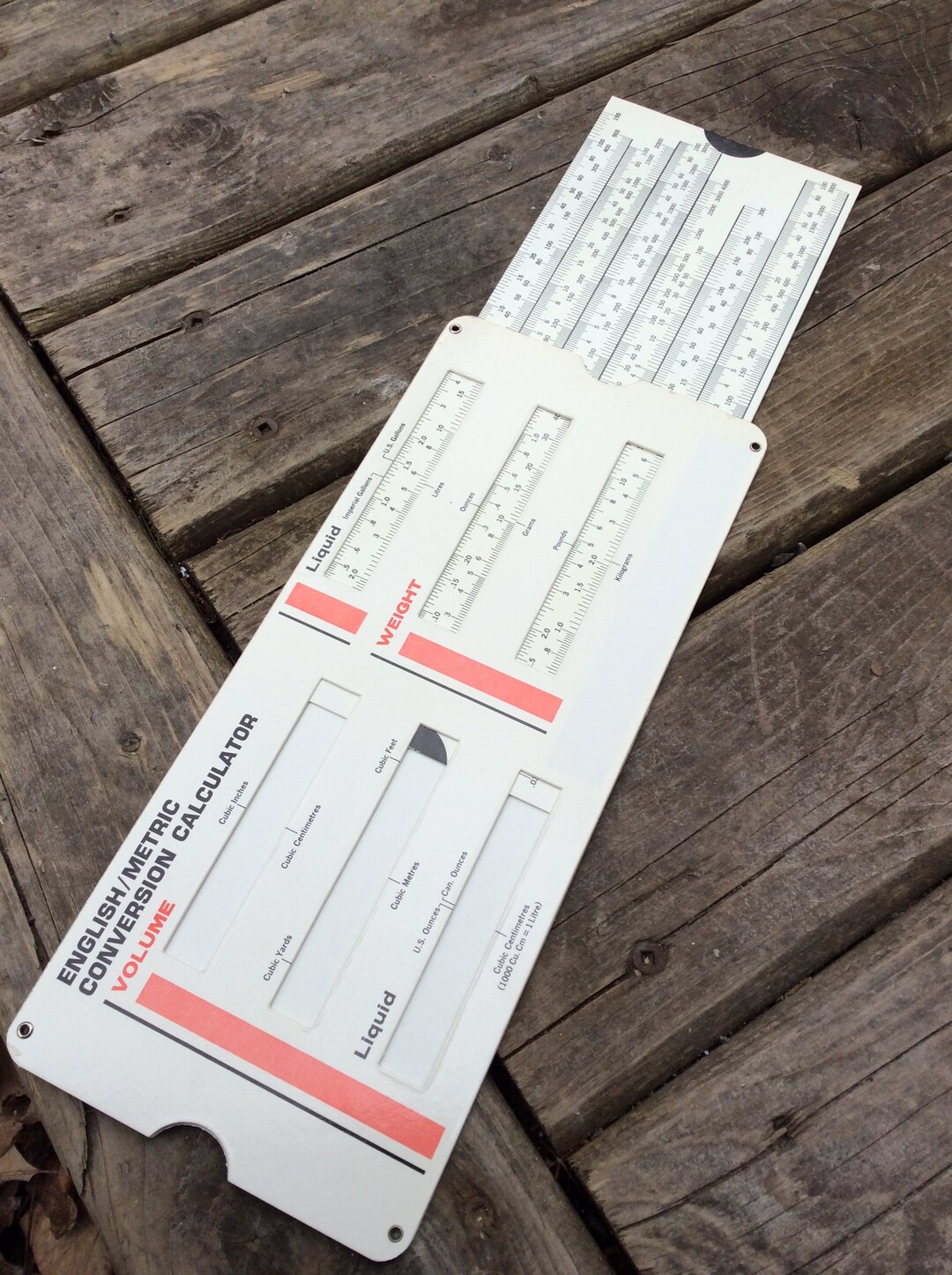 Vintage Slide Rule Ruler Metric Conversion Calculator Inches To Cm vintage-slide-rule-ruler-metric-conversion-calculator-inches-to-cm