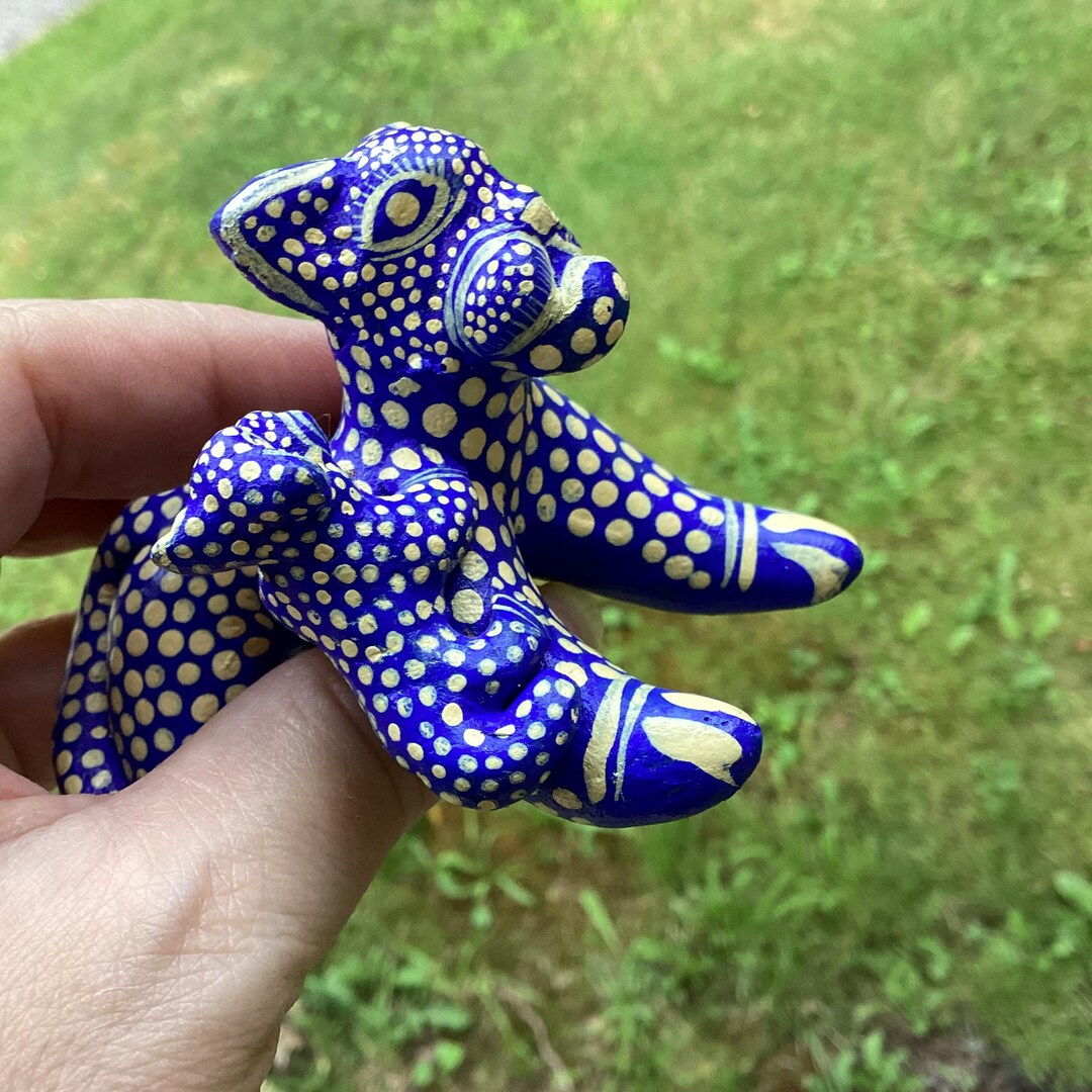 Vintage Jaguar Clay Balam Cheetah Wild Cat Figurines Tiger Cougar ...