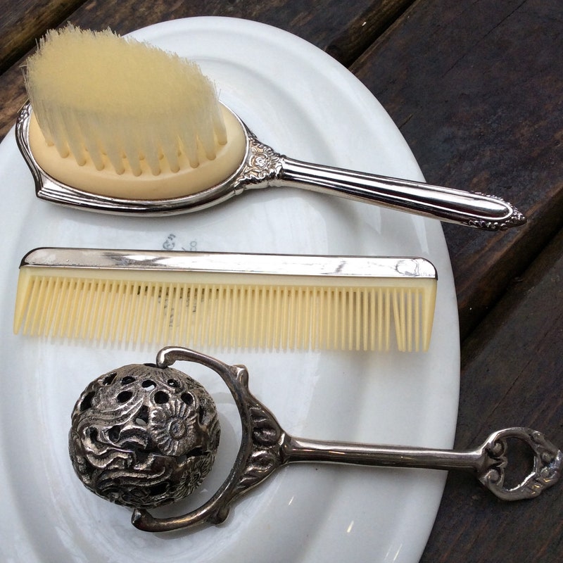 Vintage Baby Rattle - Etsy