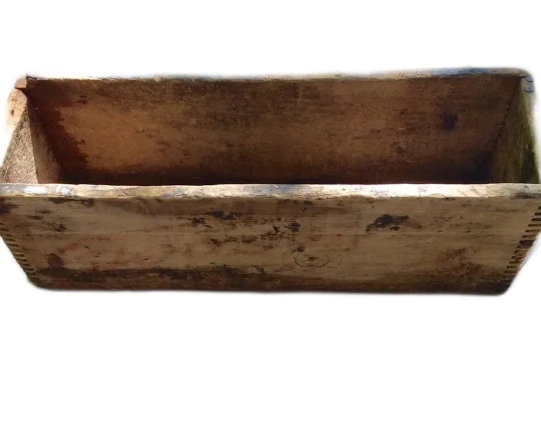 Vintage Tobacco Box ON SALE Antique Tobacco Box, Old Wood Planter Box ...