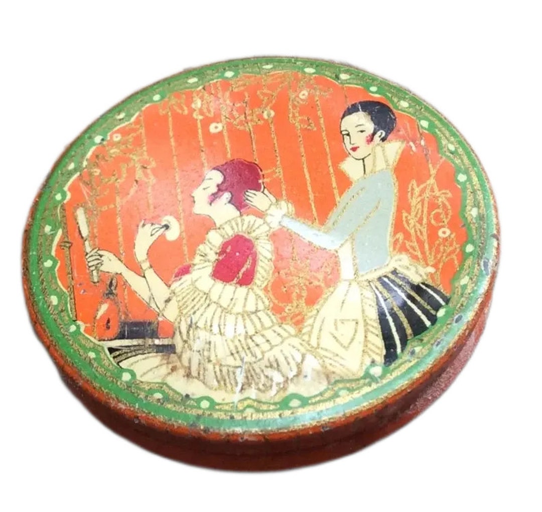 Vintage Richard Hudnut Powder Compact Three Flowers Face Powder, Retro ...