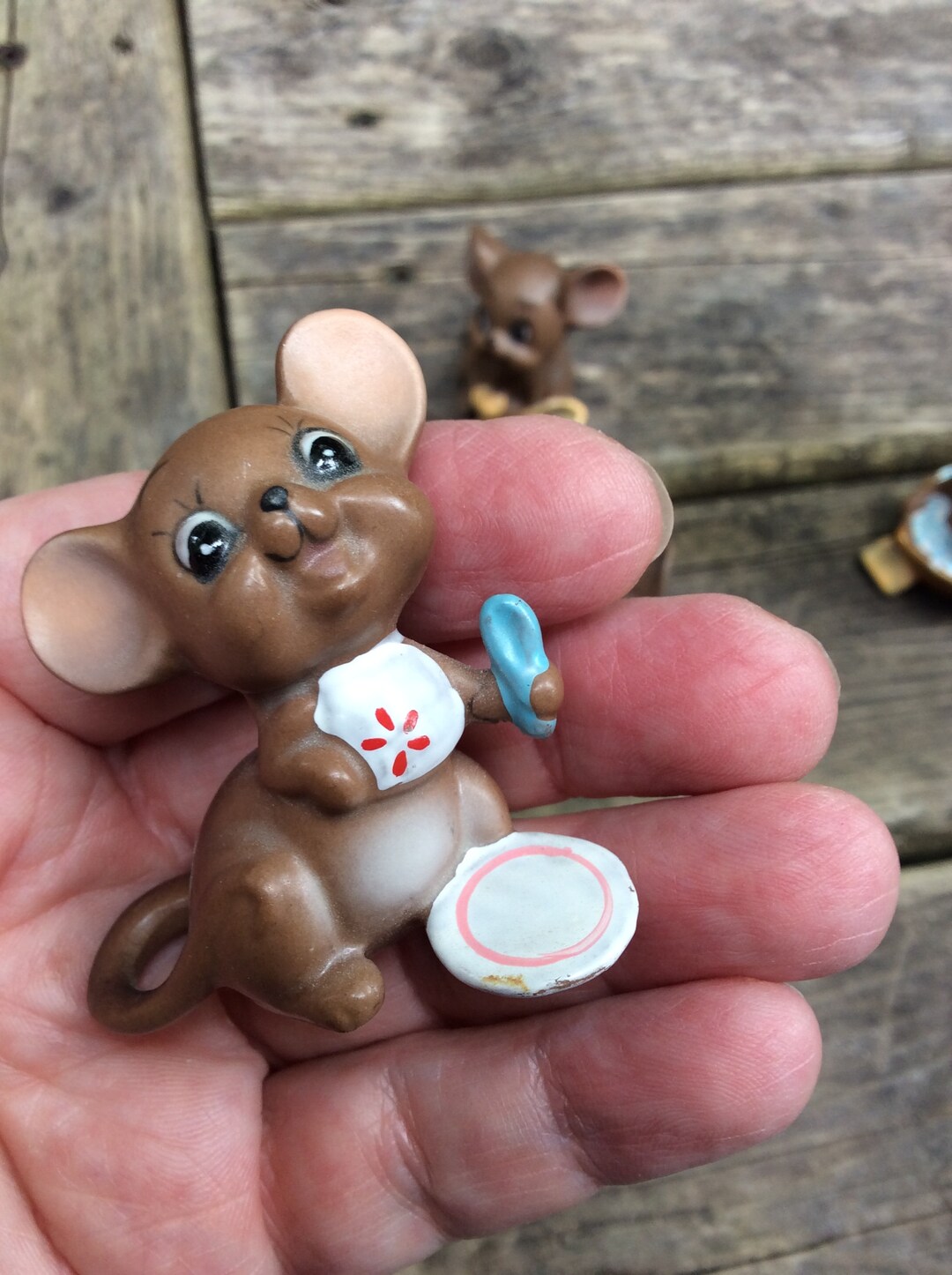 Vintage Josef Original Tiny Mice Figurines, Vintage Josef Brown Mice ...