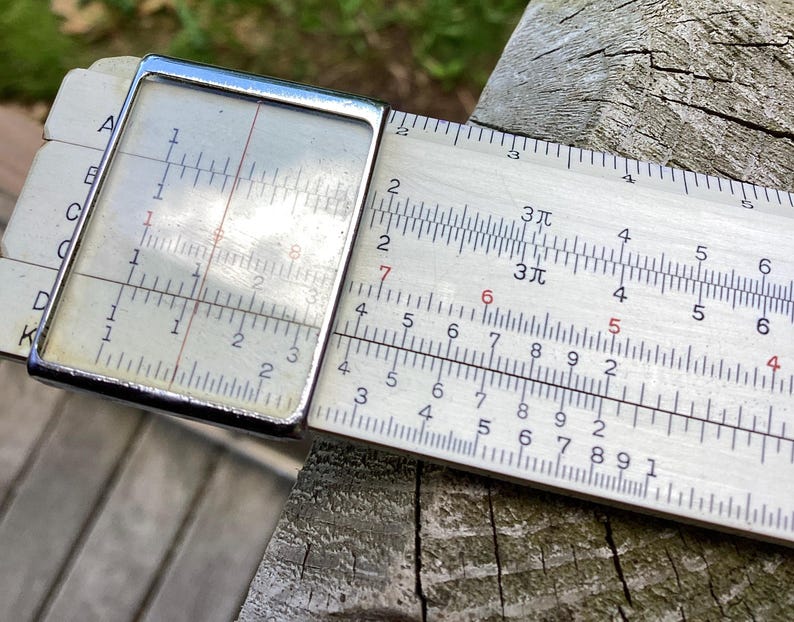 Vintage Relay Sliderule Slide Ruler Measurement Compass Set Geometry - Etsy