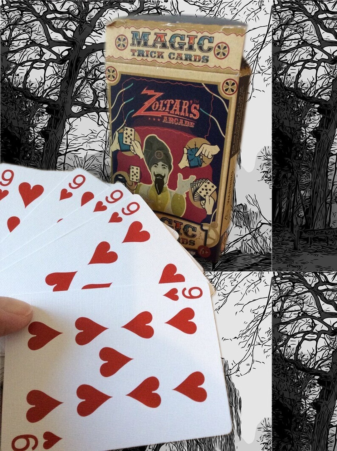 Vintage Zoltar Playing Cards Magick Mystic Deck of Cards Arcade Magic ...