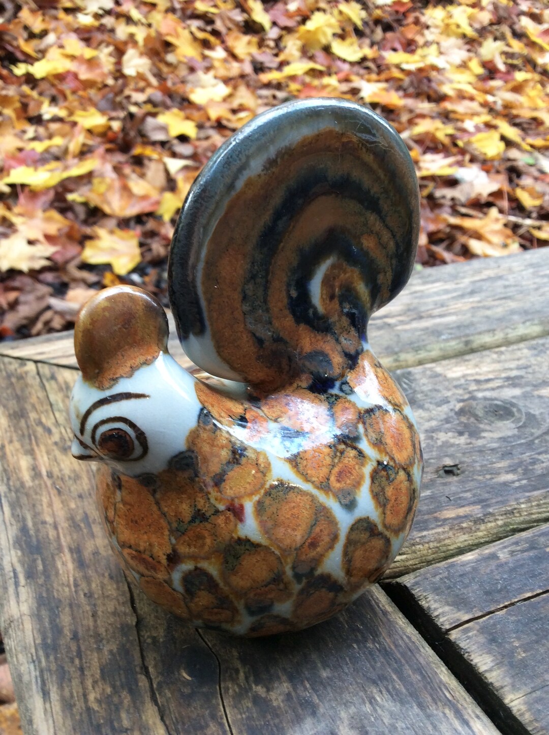 Vintage Mexican Pottery Retro Tonala Rooster Fan-tailed - Etsy