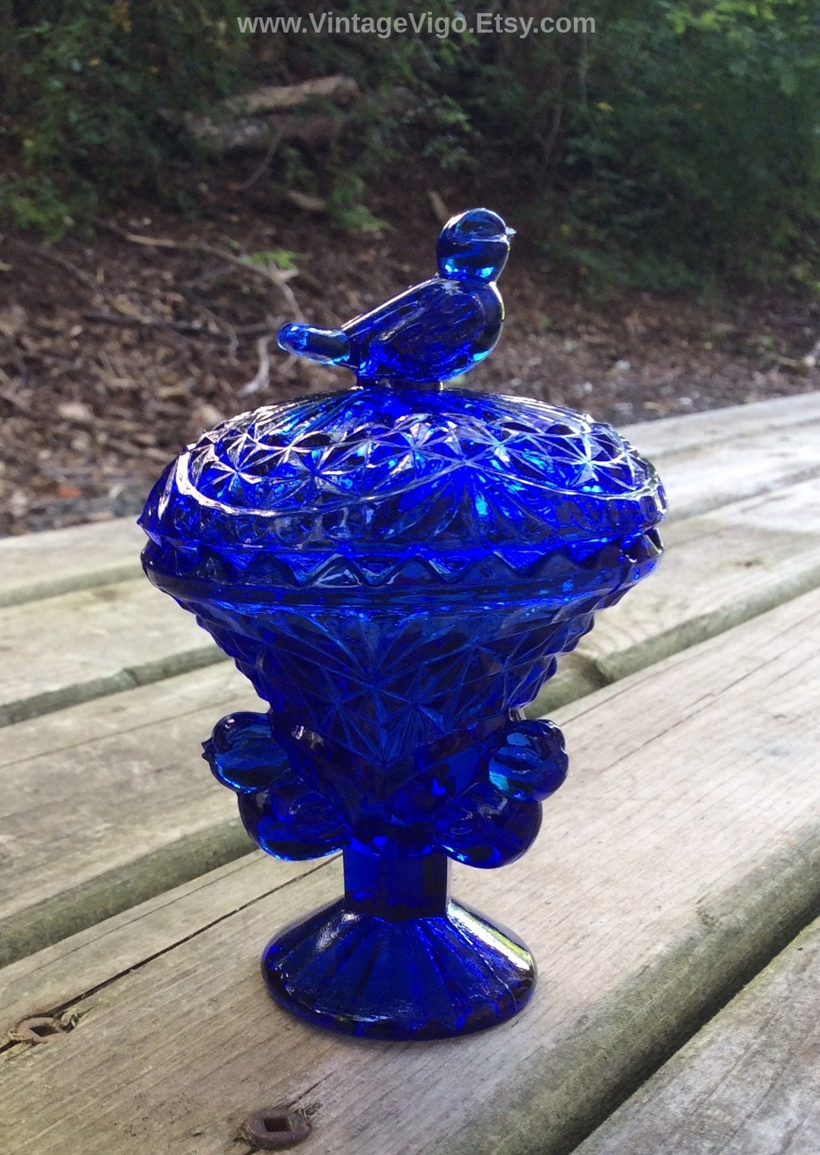 Vintage Cobalt Glass