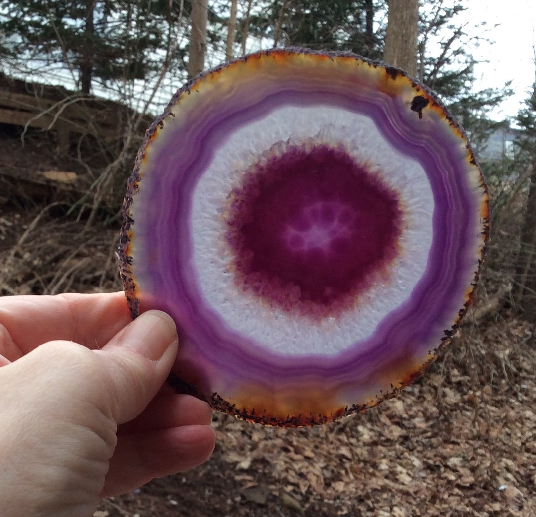 Vintage Quartz Geode Collection for Art and Crafts DIY Project Sliced ...