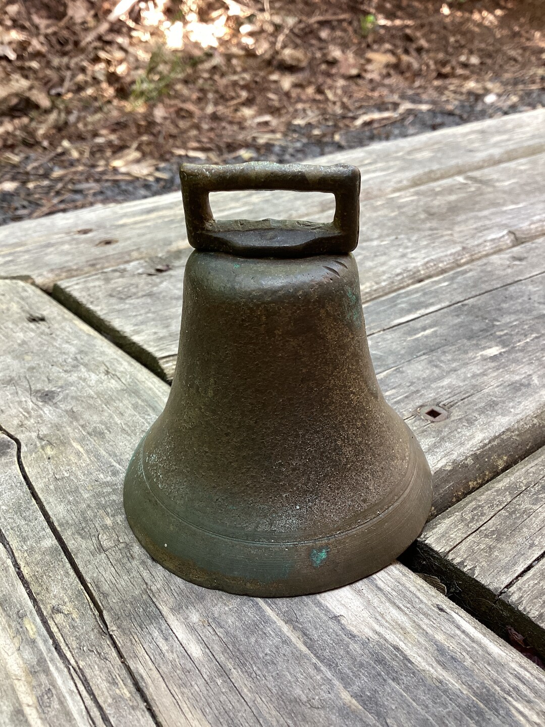 Vintage Antique Cast Metal Bell Old Dinner Cow Goat Bells Heavy House ...