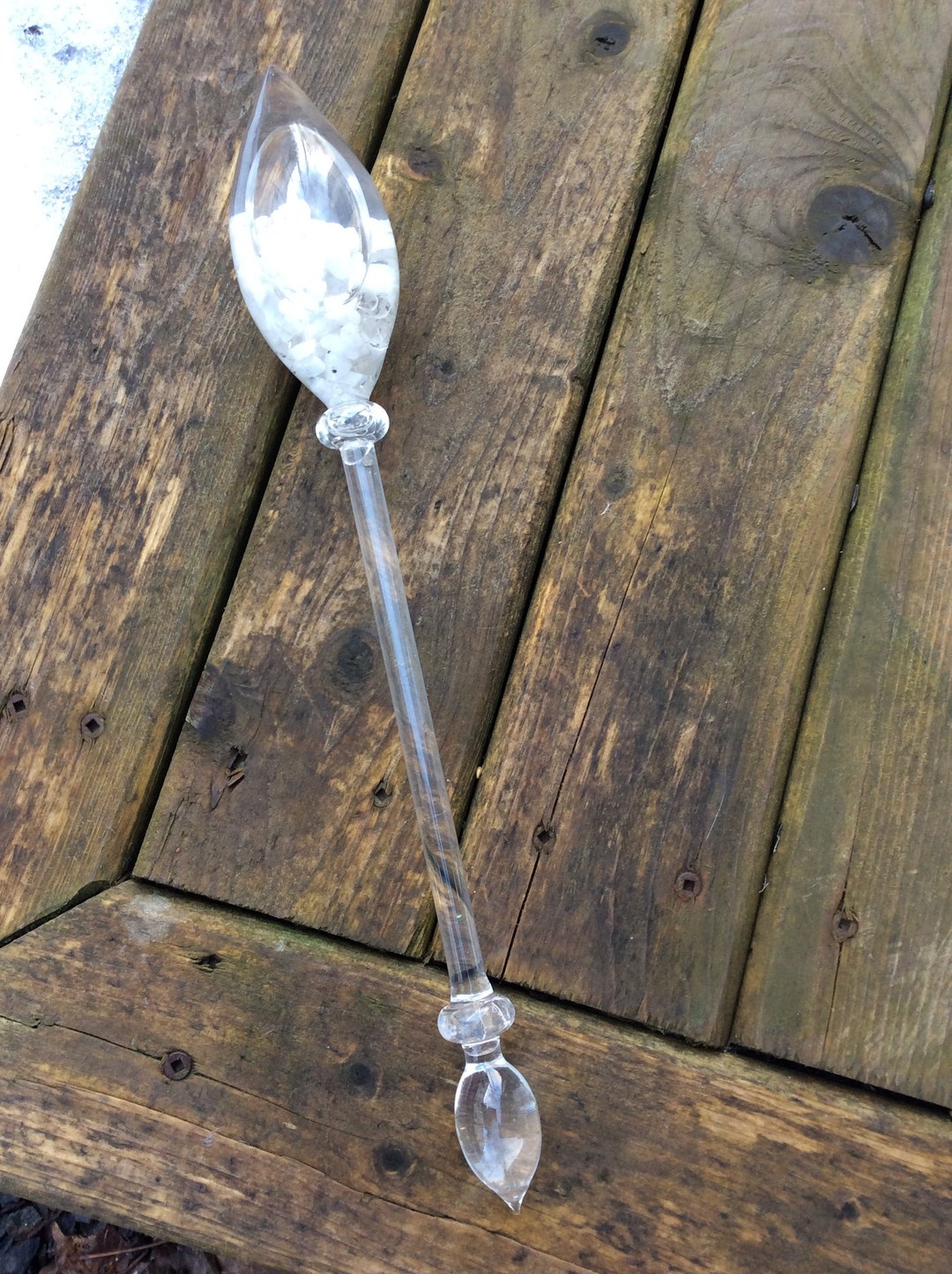 Vintage Magic Wizard Wand Vintage Bohemian Glass Wand - Etsy