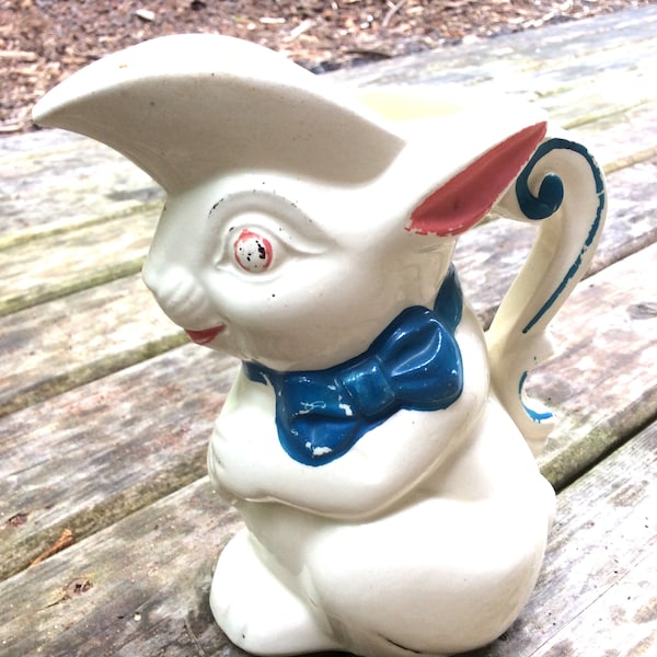 Rabbit Pitcher - Etsy