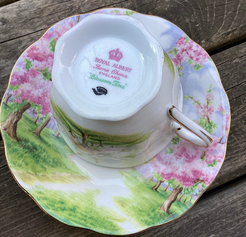 Vintage Royal Albert Blossom Time Tea Cup & Saucer: Spring Cottage Core ...