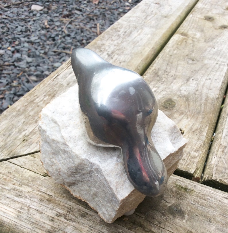 Vintage Canadian Beaver Sculpture Metal Art Wild Animals Hoselton Art ...