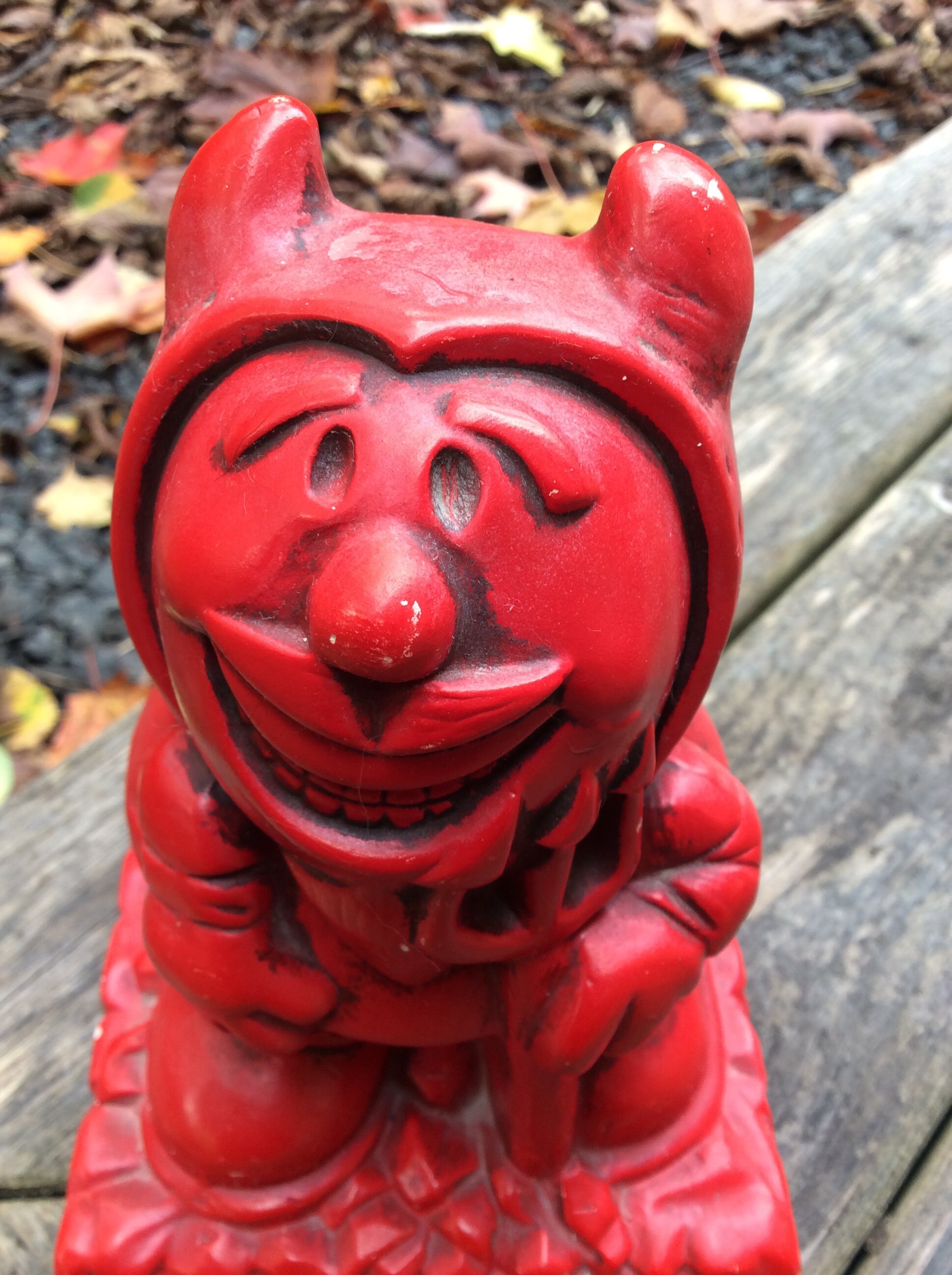 Vintage Rare Paula Ceramics Red Devil Penny Bank, Paula Red 1969 ...