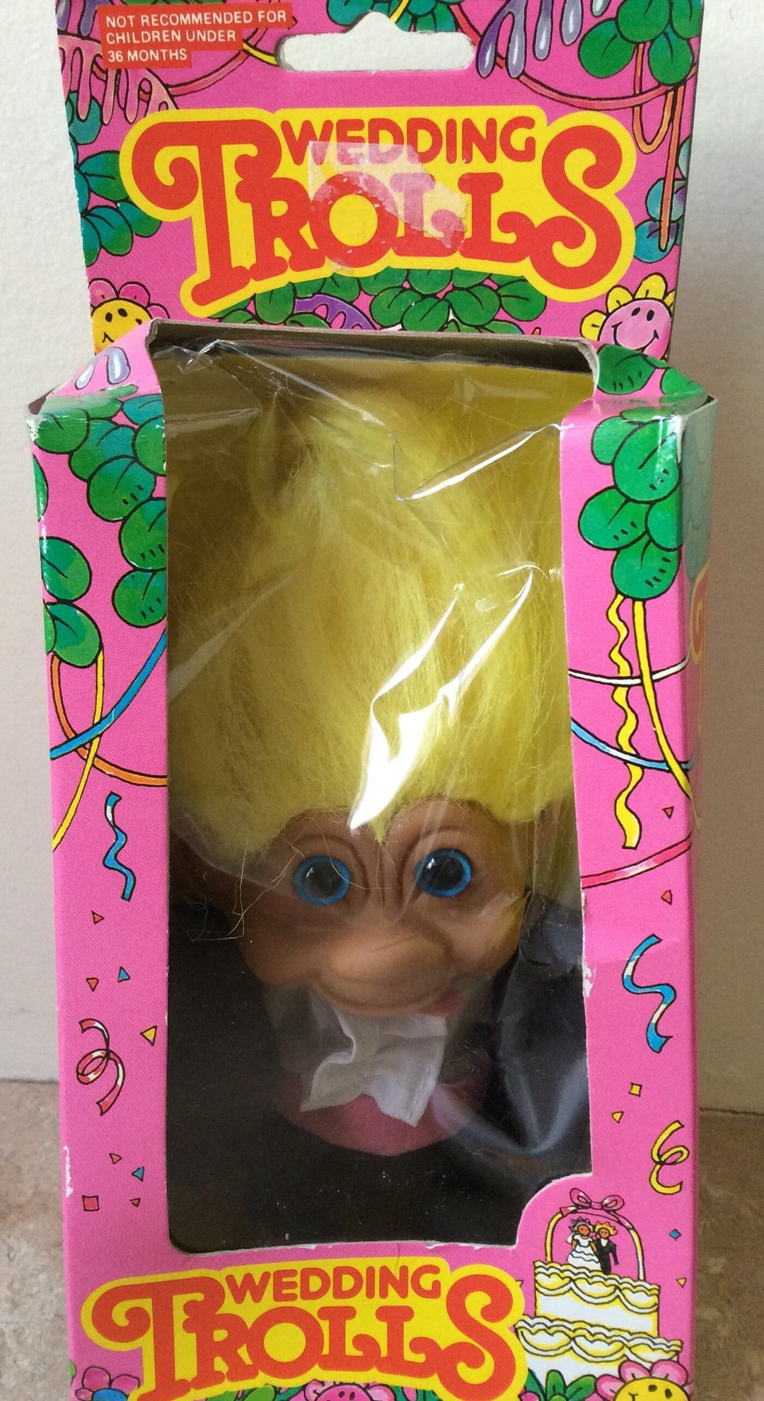 Vintage Troll Collectible Doll Figurine Kitsch Christmas Gifts Groom ...