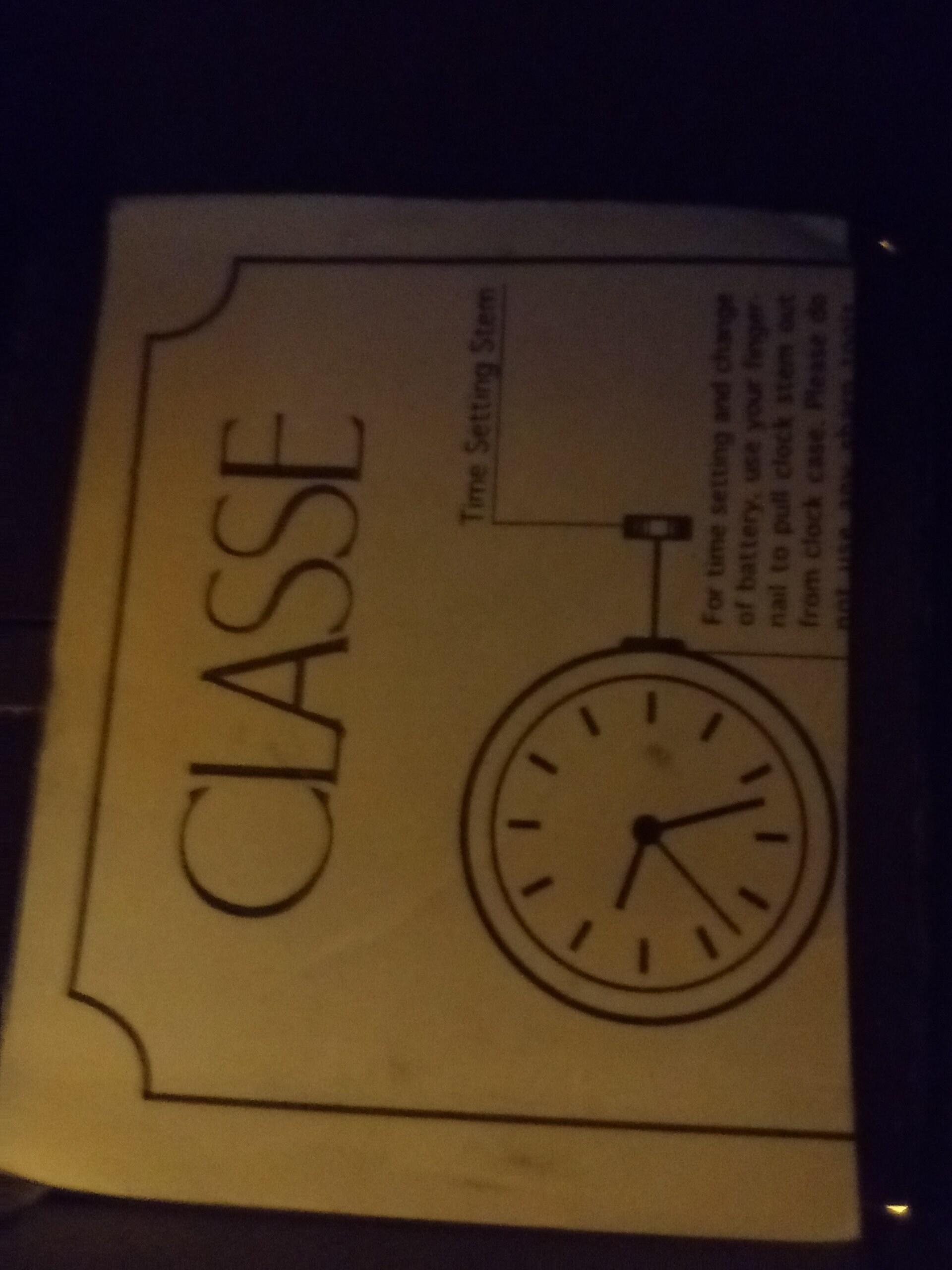 Timepiece Frame Clock Classe Fine Collectible Timepiece Frame and Clock ...