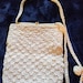 ADG Crochet Evening Convertible Shoulder Bag off White Handbag - Etsy