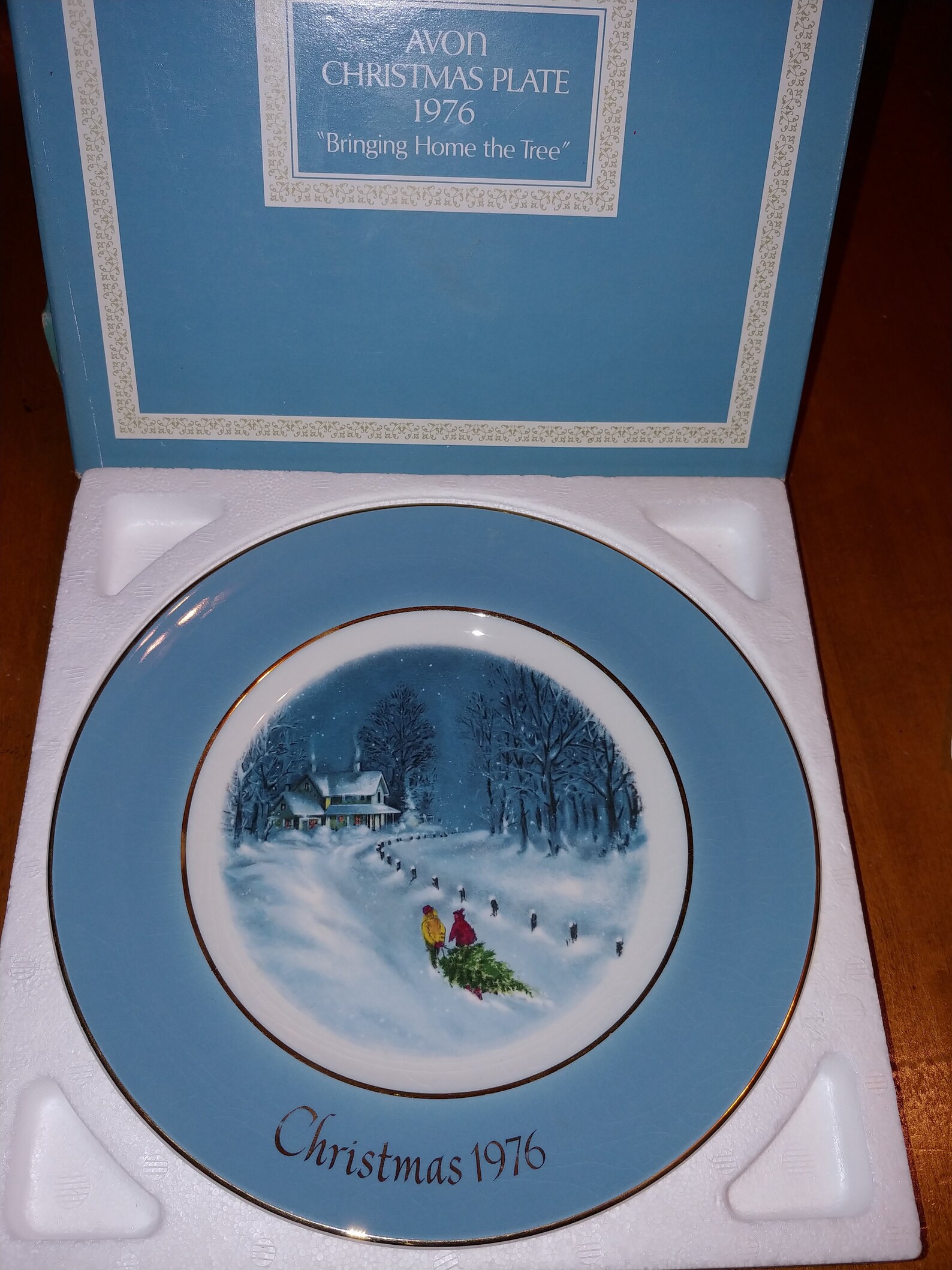 Avon Christmas Plates Set of 2 1975 1976 Enoch Wedgwood - Etsy