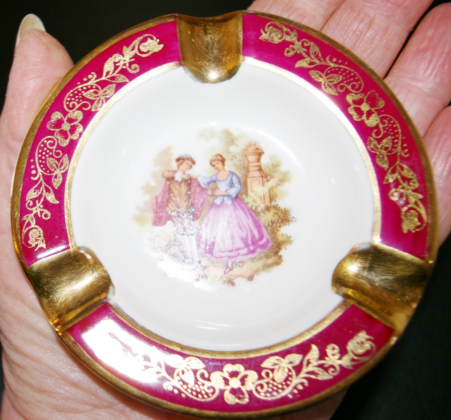 Limoges Porcelain Ashtray Spoon Rest Vintage Limoges France - Etsy