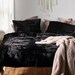 3 Pcs Set Black Velvet Bedding-crushed Velvet Duvet Cover-luxury ...