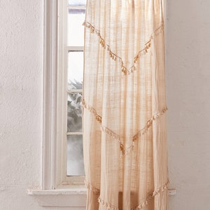 Handmade Tassels Curtain Fringes Curtain Window Curtain Boho - Etsy