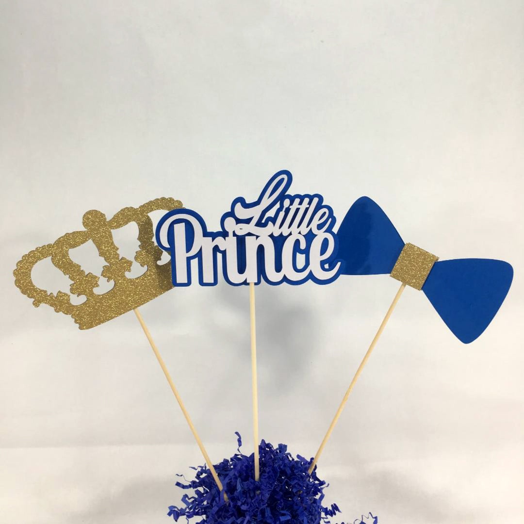 Little Prince Centerpiece Sticks for Baby Shower or Birthday Party ...