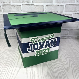Graduation Party Card Box, 8x8 Green, Style 1 - Etsy