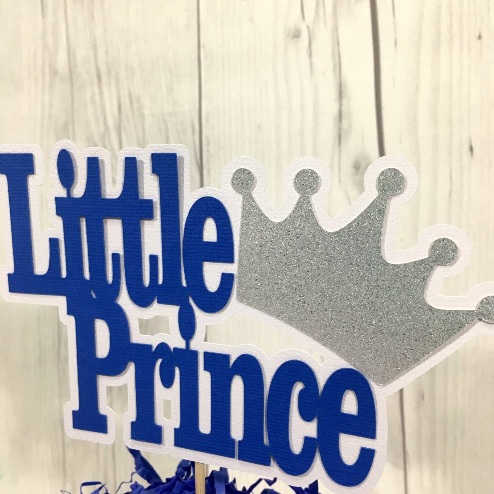 Little Prince Cake Topper for Boy Baby Shower or Birthday - Etsy