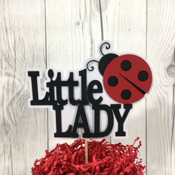 Lady Bug Cake Topper - Etsy