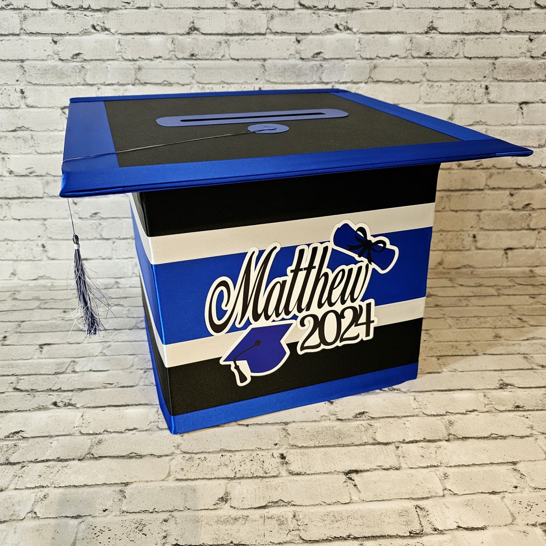 Graduation Party Card Box, Choose Your Colors, 10x10x10 - Etsy