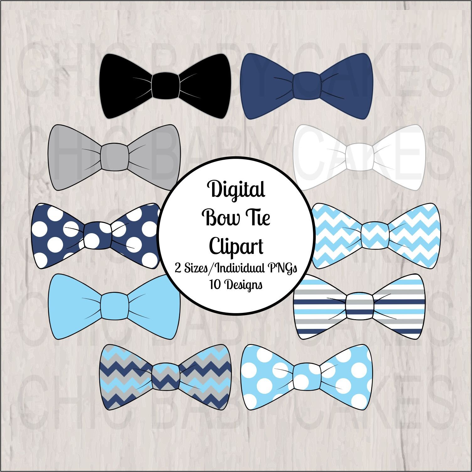 Chevron Bow Tie Clipart