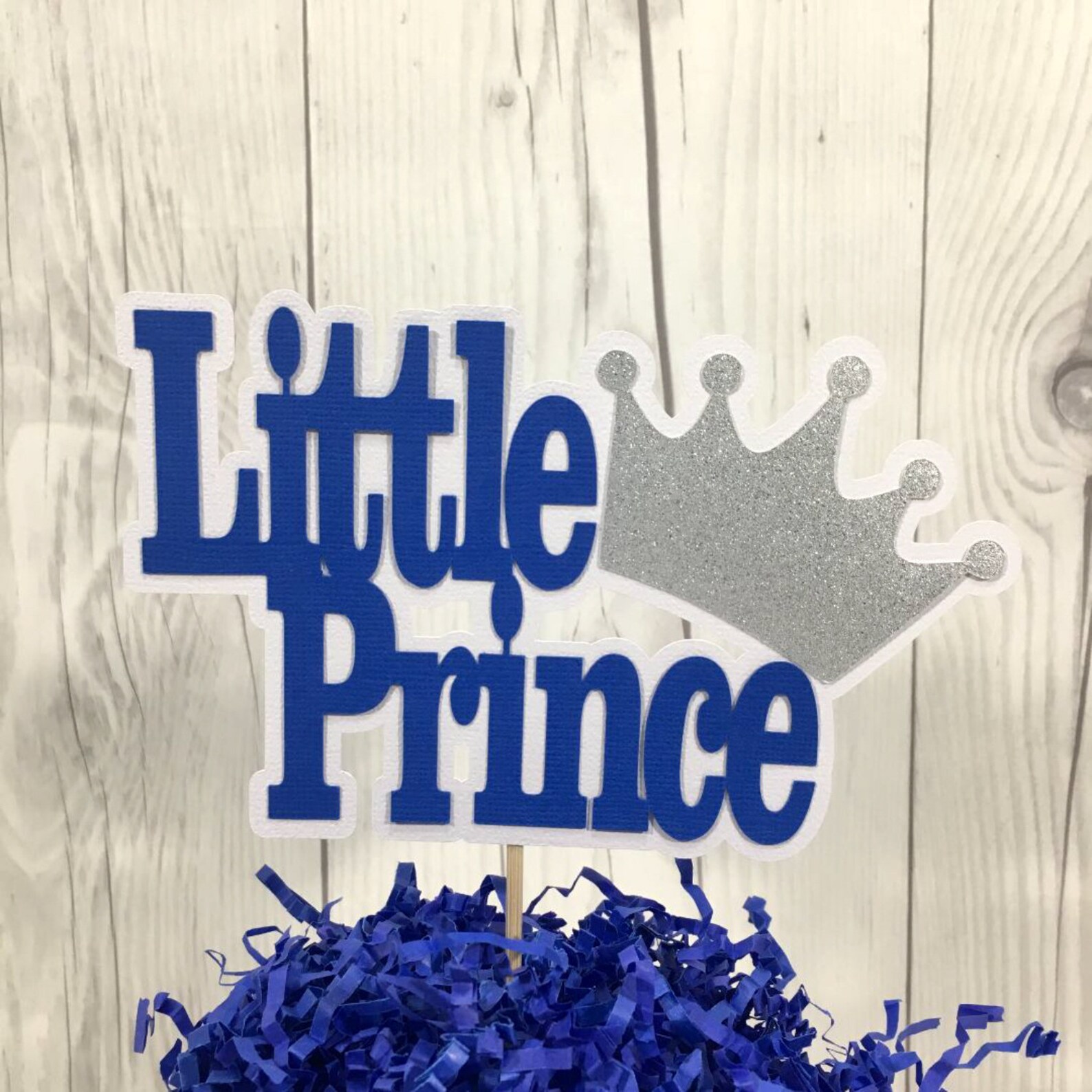 Little Prince Cake Topper for Boy Baby Shower or Birthday - Etsy