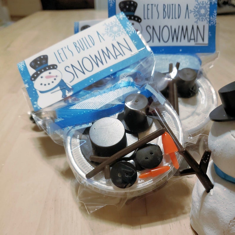 Let's Build A Snowman Printable Bag Topper Print Home - Etsy