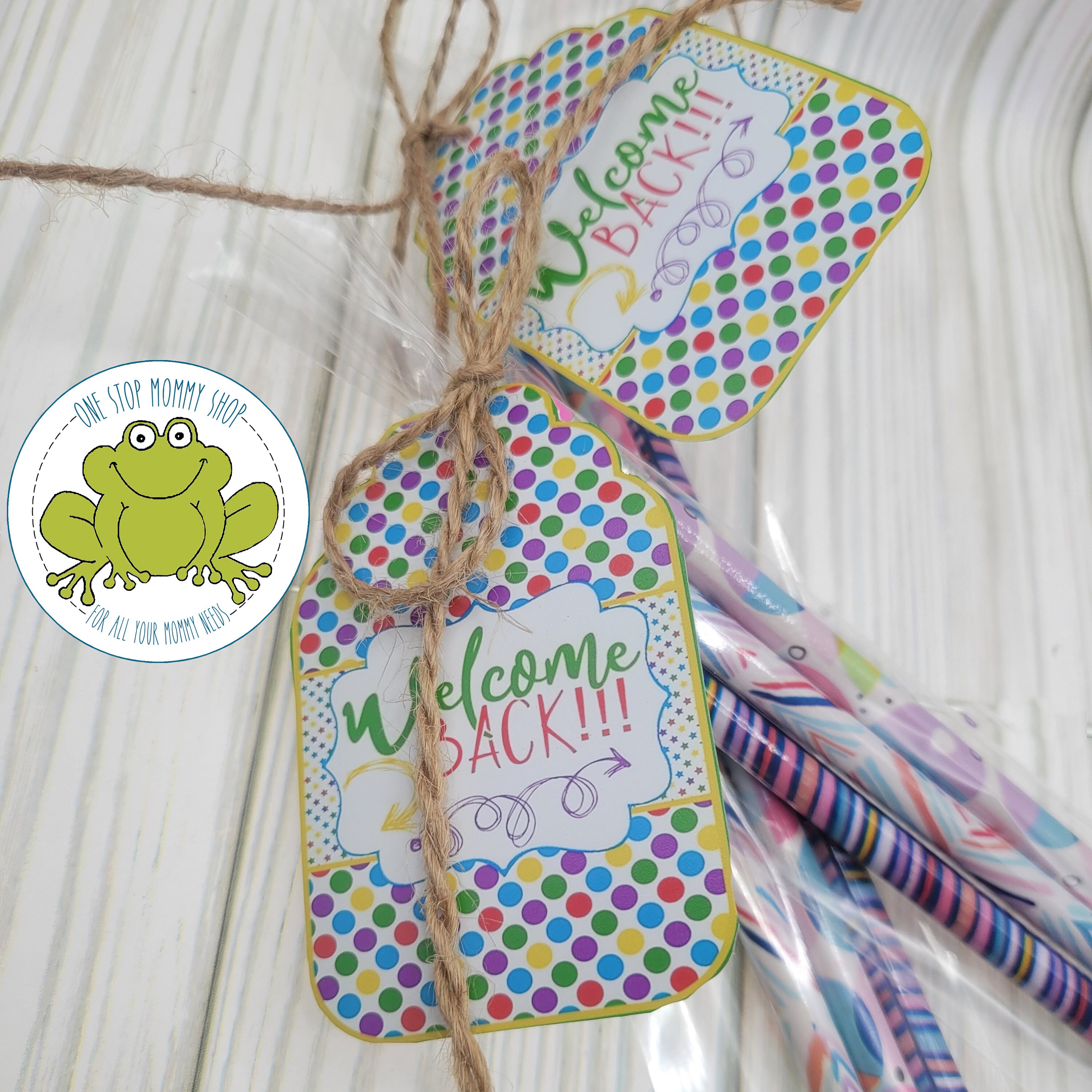 Welcome Back Gift Tags: Printable Classroom, Camp, or Party Favors (PDF ...