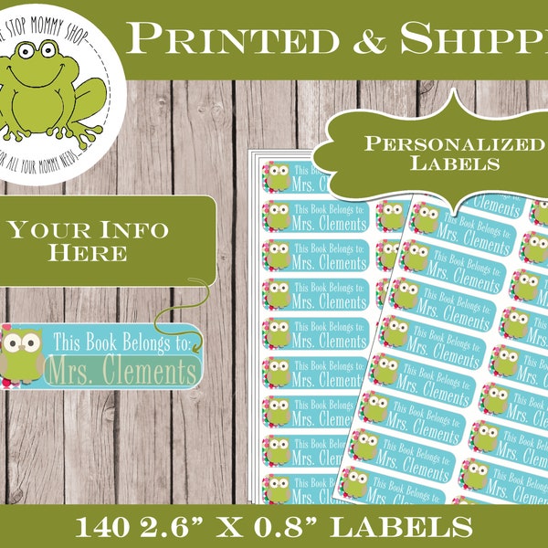 Owl Labels - Etsy