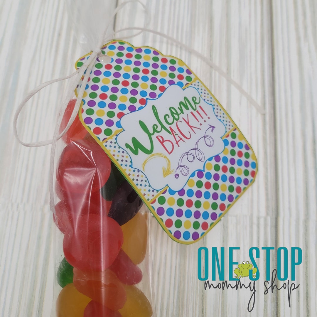 Welcome Back Gift Tags: Printable Classroom, Camp, or Party Favors (PDF ...