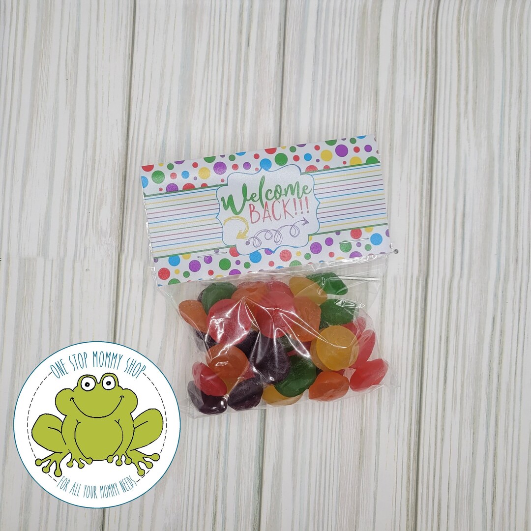 Welcome Back Printable Bag Topper, Print at Home, Back to School, Back ...