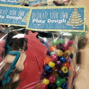 Decorate Your Own Play Dough Christmas Tree Printable Bag - Etsy