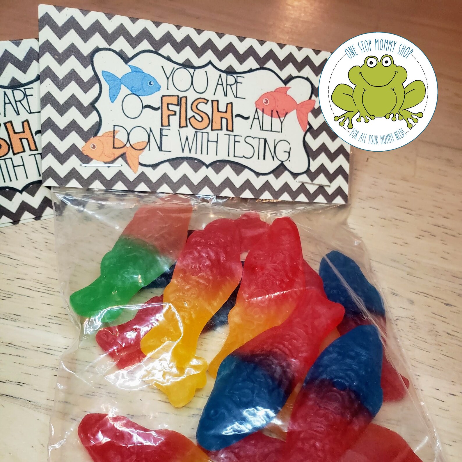O-FISH-ALLY Done With Testing Bag Topper Printable Print at Home ...