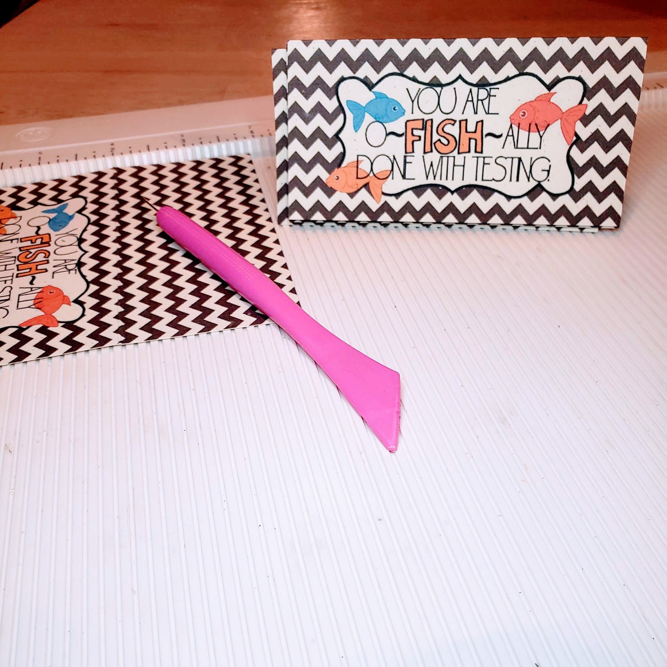 O-FISH-ALLY Done With Testing Bag Topper Printable Print at | Etsy