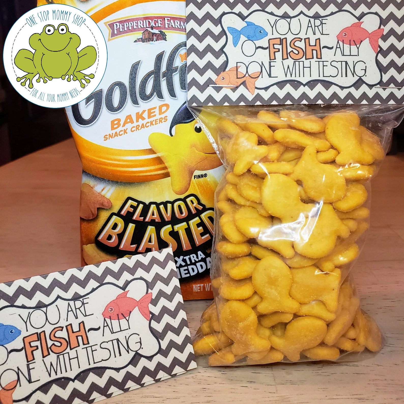 O-FISH-ALLY Done With Testing Bag Topper Printable Print at Home ...