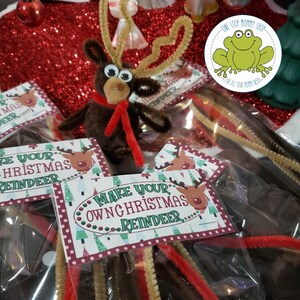 Make Your Own Christmas Reindeer Printable Bag Topper - Print at Home ...