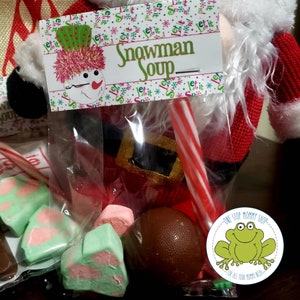 Snowman Soup Printable Bag Topper Print Home Christmas Party Class ...