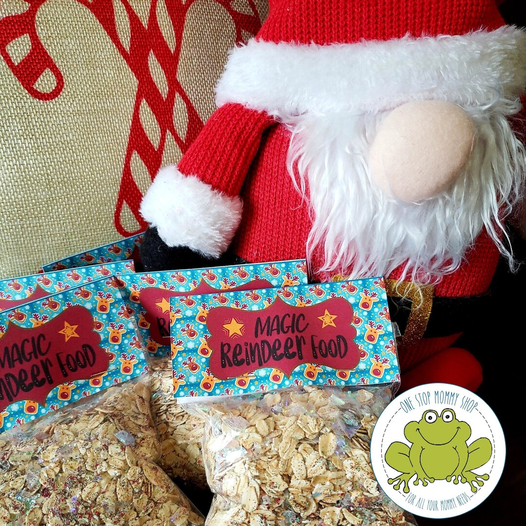Magic Reindeer Food Christmas Printable Bag Topper - Print at Home ...